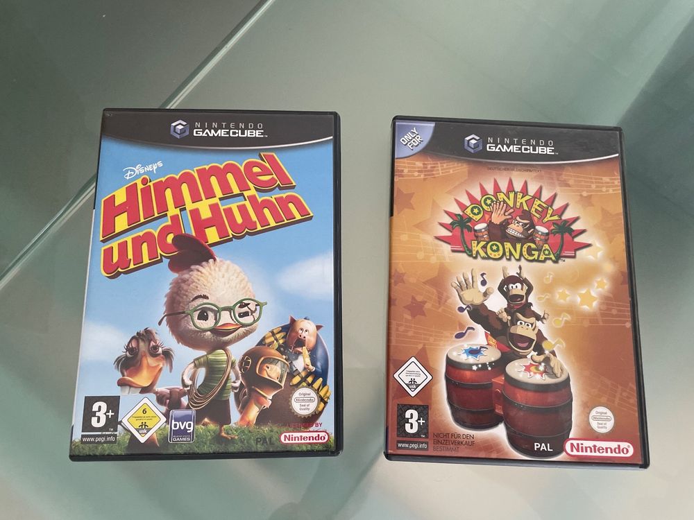 2x Game Cube Spiele (Himmel und Huhn / Donkey Konga) (Gebraucht) in ...