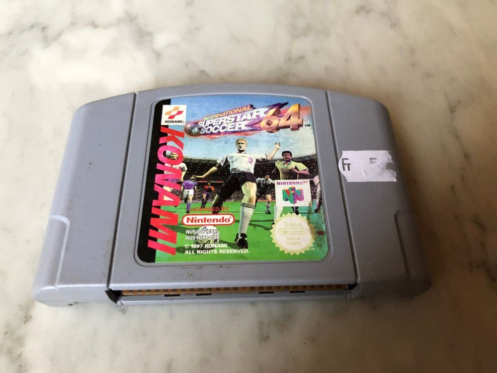 ISS 64 INTERNATIONAL SUPERSTAR SOCCER 64 SPIEL FÜR NINTENDO (Gebraucht ...