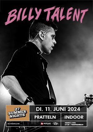 Billy Talent 2 Stehplätze Z7 Pratteln zum Toppreis! (Neu (gemäss ...