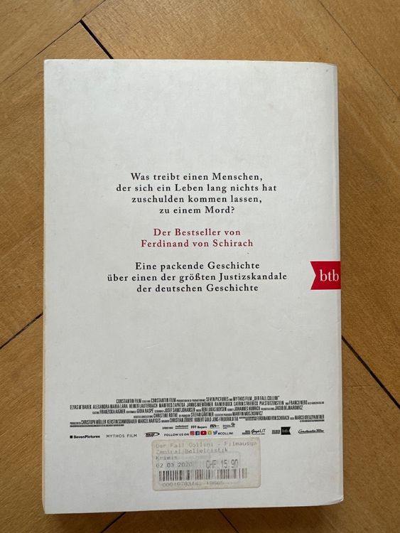 Der Fall Collini von Ferdinand von Schirach | Kaufen auf Ricardo