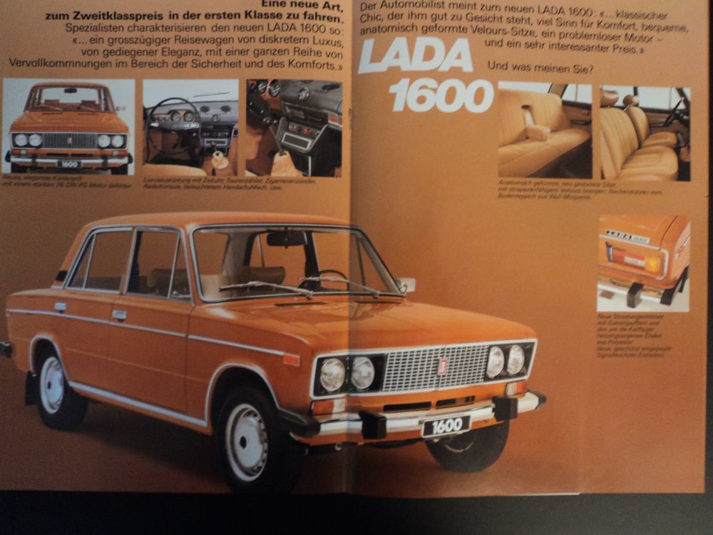 Prospekt Lada 1300, 1600, Combi 1500 1980 (Gebraucht) in Schwarzenburg ...