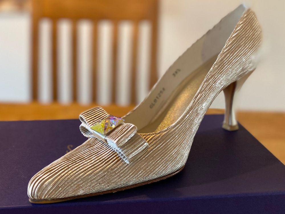 Stuart Weitzman, Gr. 38.5, Gold, Top Zustand (D'occasion) à Winterthur ...