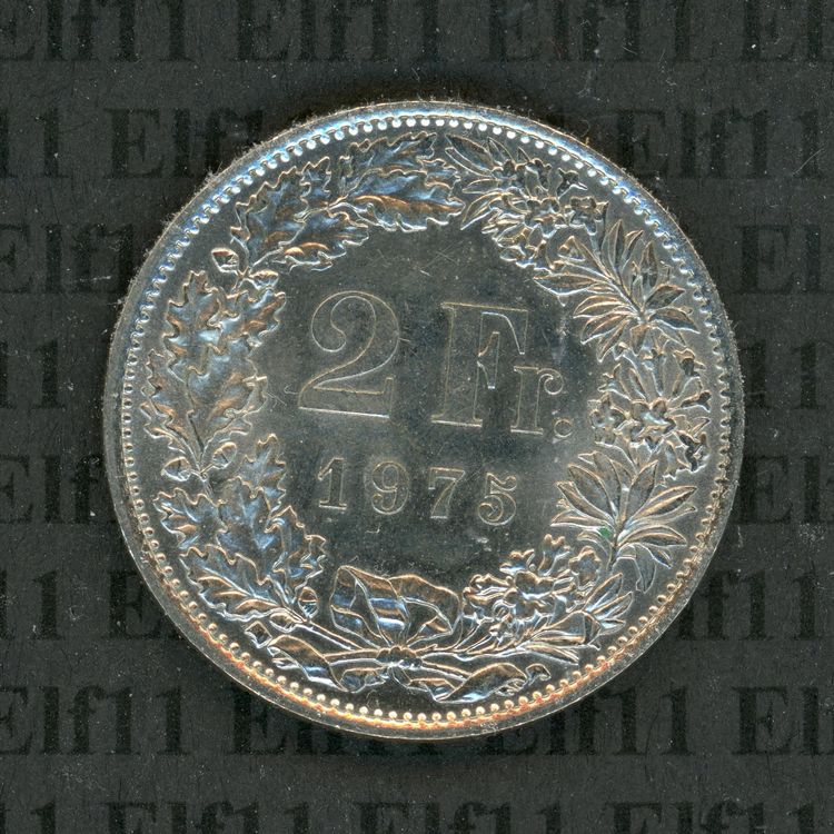 CHF___2.00 1975 stgl * nigelnagelneu! 2 Franken (Neu (gemäss Beschreibung)) in Widnau für CHF 25 ...