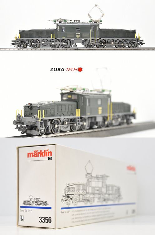 Märklin 3356 E-Lok Be 6/6 III Krokodil SBB H0 WS Delta OVP (Gebraucht ...