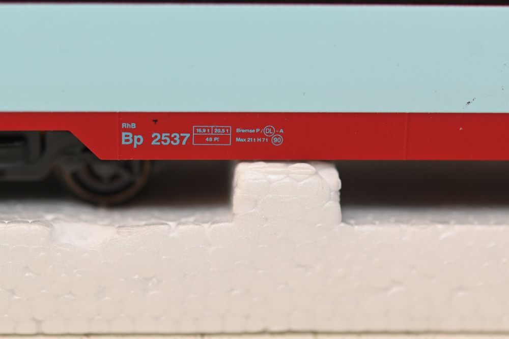 RhB Bp 2537 Glacier Express Bemo HO/DC mit OVP | Kaufen auf Ricardo