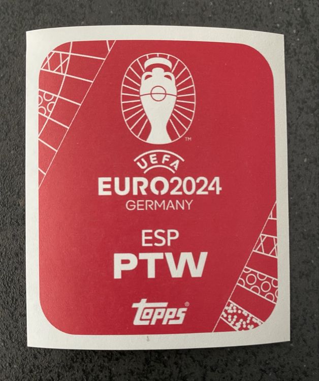 Topps UEFA EURO 2024 Lamine Yamal ESP PTW Red Foil Sticker (Gebraucht ...