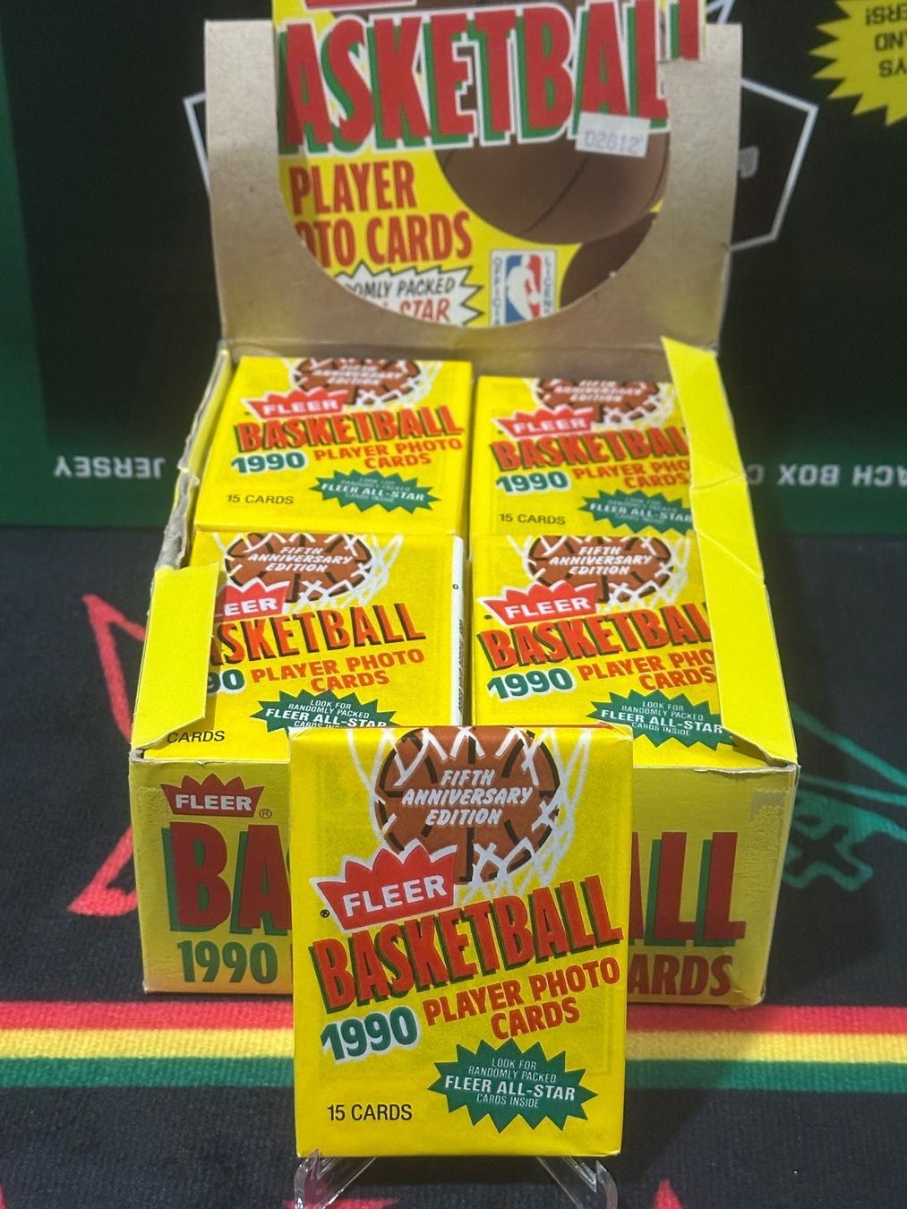 🏀 Fleer Basketball 1990 – Sealed Wax Pack Jordan? PSA (Neu und ...