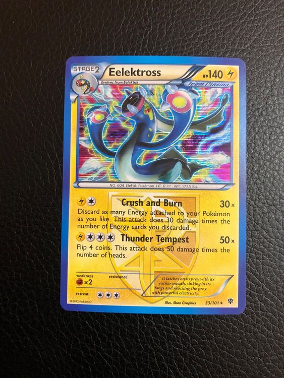 B&W Plasma Blast - Eelektross Holo 33/101 Ab 1 (Gebraucht) in Paradiso für CHF 1 – mit Lieferung ...