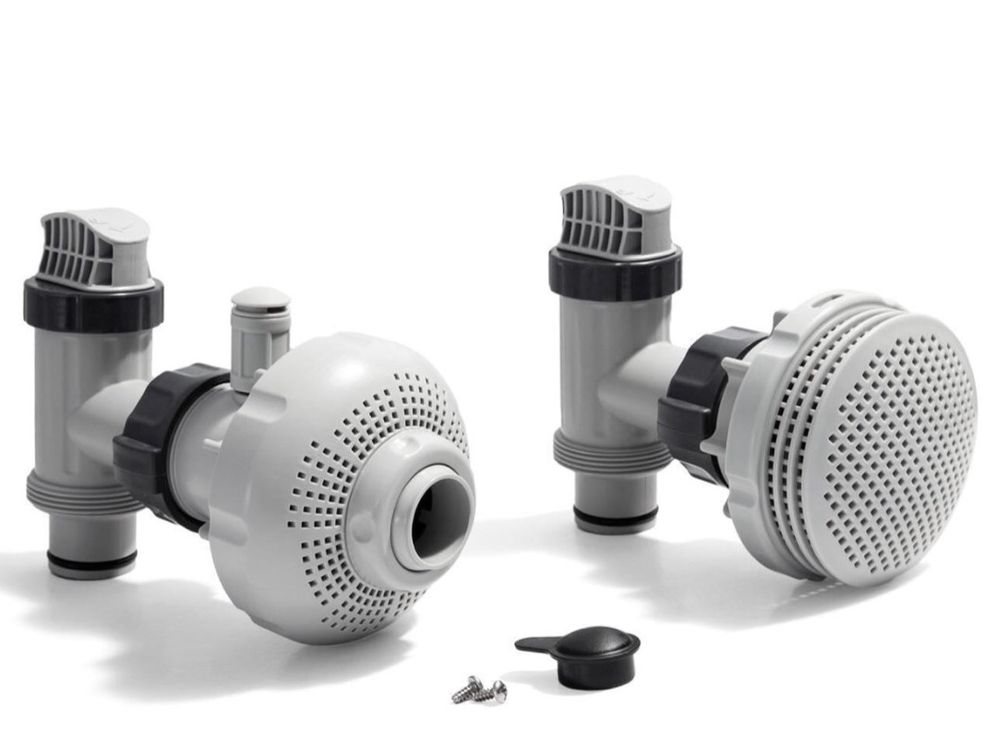 Intex Ø 38 mm, Ein- und Auslass Set 26004 (Neu und originalverpackt) in ...