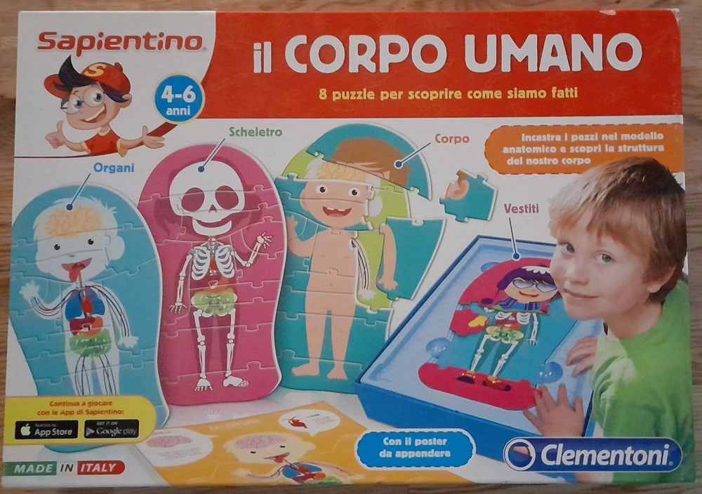 Puzzle "il corpo umano" | Kaufen auf Ricardo