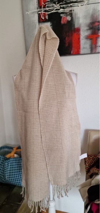 Cristina Chiti Woll- Kaschmir Schal Beige Top Zustand! (Gebraucht) in ...