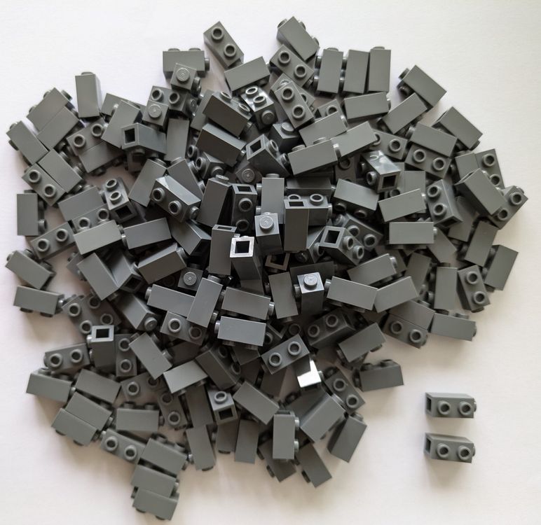 LEGO 145gr. Brick Modified 1 x 1 x 1 2/3 Dark Bluish Gray (Gebraucht ...