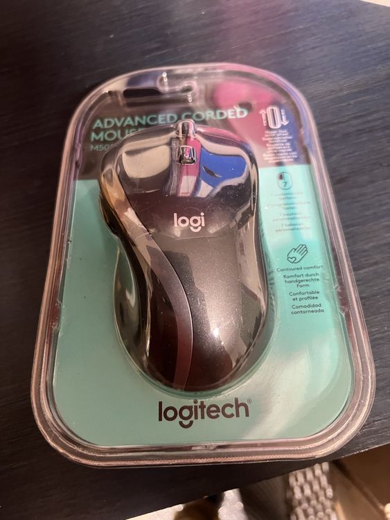Logitech Mouse-PC -advanced Corded Mouse M500s NEU (Neu und ...