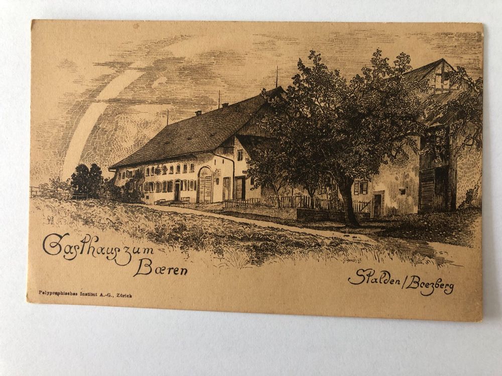 Stalden Boezberg Gasthaus zum Bären (Gebraucht) in Pfäffikon ZH für CHF ...
