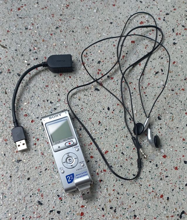 Digitaler Voicerecorder - Aufnahmegerät "Sony IC-Recorder" (Gebraucht ...