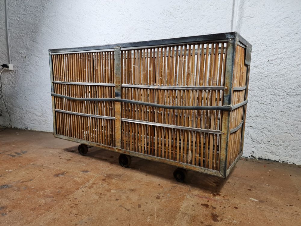Vintage Transportwagen Trolley Rollwagen Industriewagen (Gebraucht) in ...