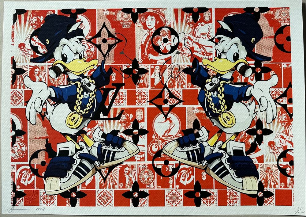 Death: Vuitton Rapper Donald Ducks, signiert 74/100 (Neu (gemäss ...