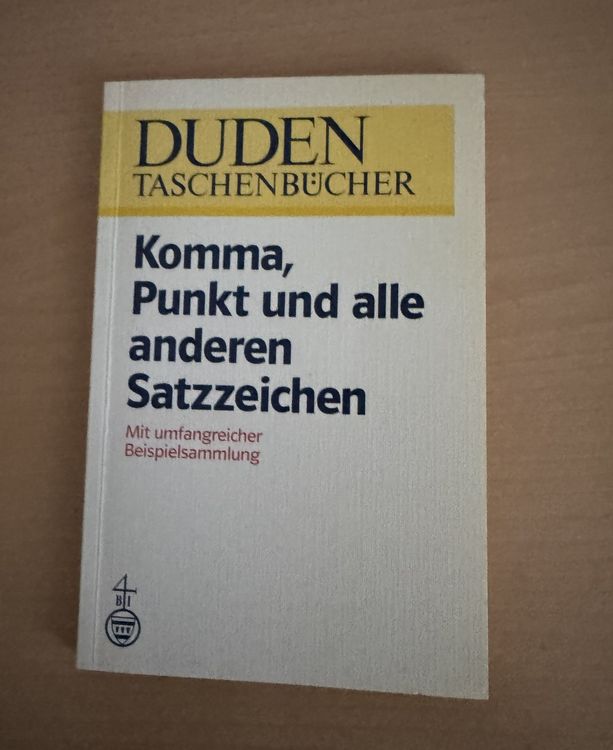 Duden Taschenbücher Komma Punkt und alle anderen Satzzeichen | Kaufen ...