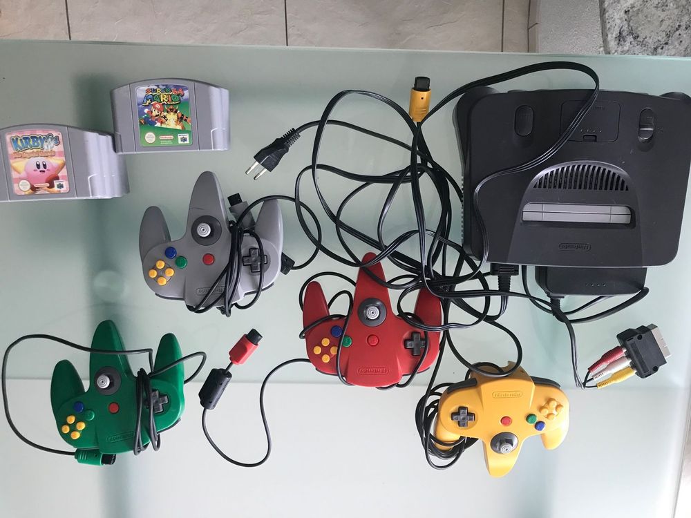 Nintendo 64 control deck 4 Controller und 6 Spiele (Gebraucht) in ...