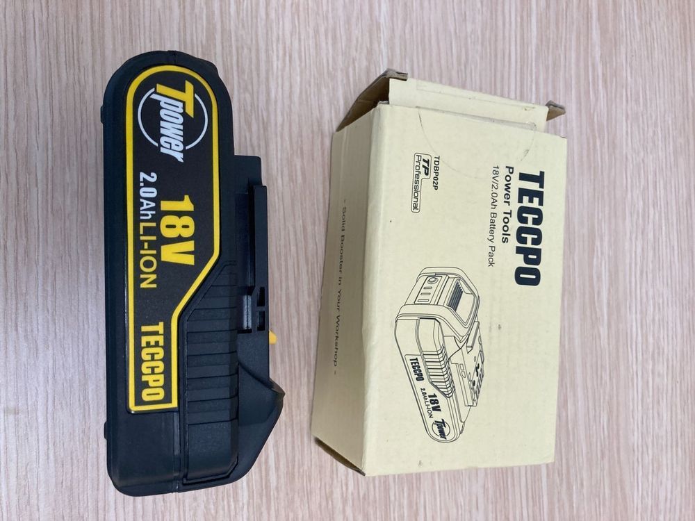 TECCPO TDBP02P Li-Ion Battery 18 V 2.0 A (Neu (gemäss Beschreibung)) in ...