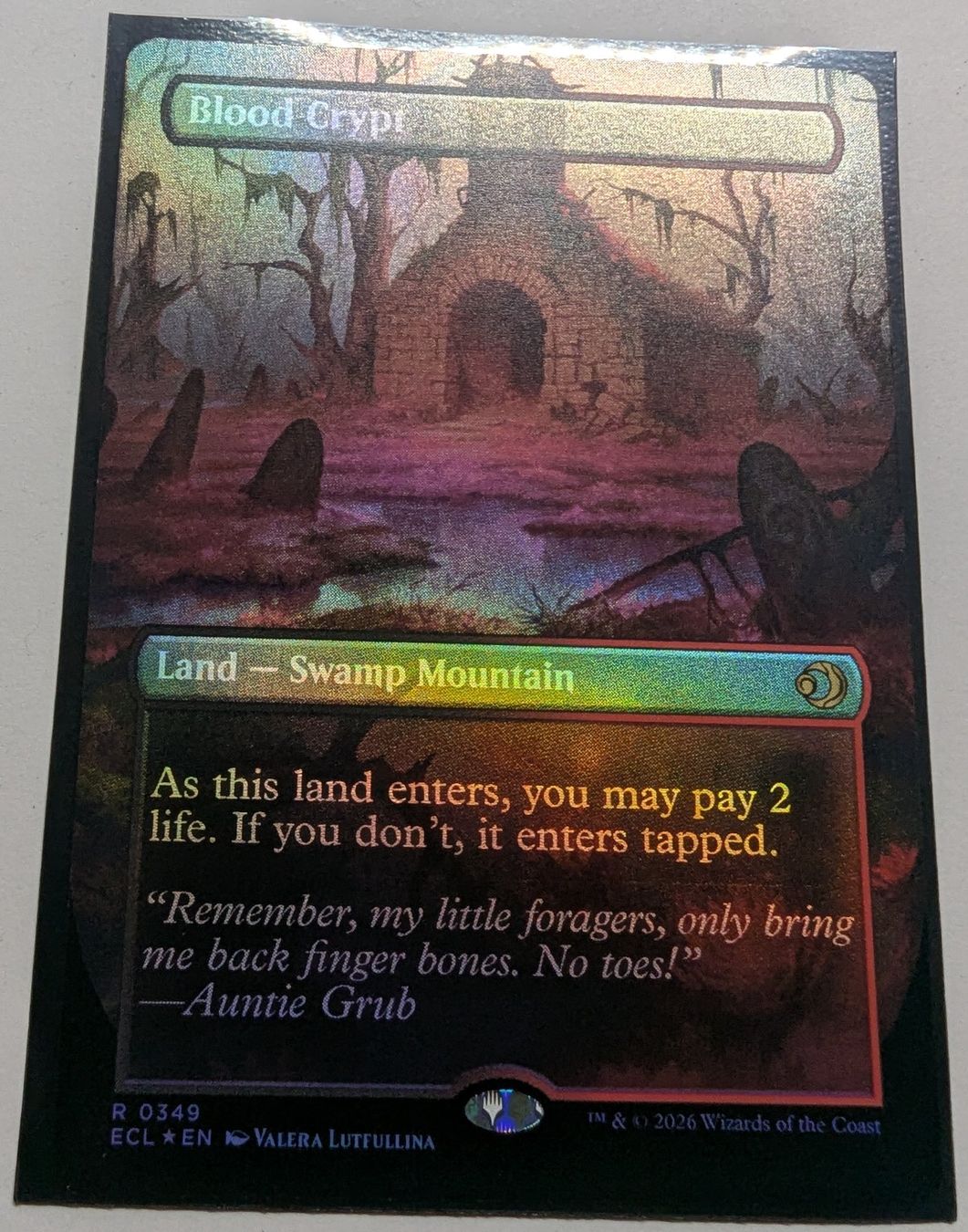 Blood Crypt foil borderless - Lorwyn Eclipsed EN (Neu (gemäss ...