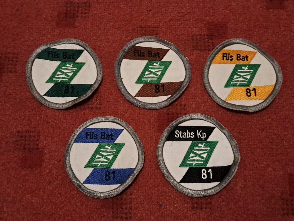 5 Badge Füs. Bat. 81 (Gebraucht) in St.Gallen für CHF 12 – mit ...