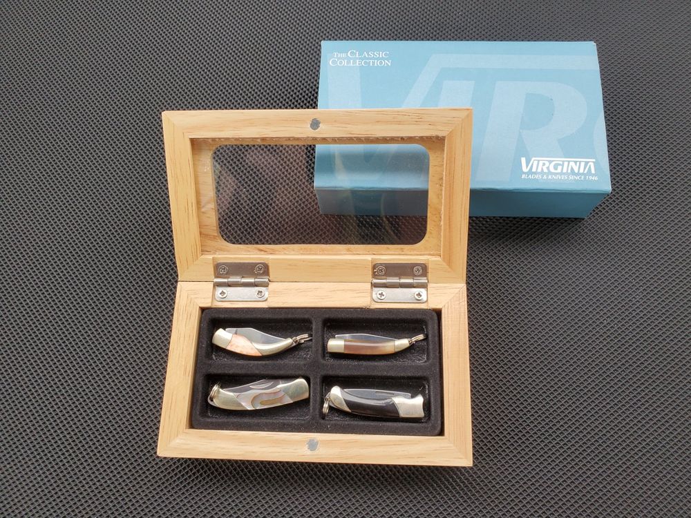 4 Miniatur-Klappmesser von Virginia für Sammler | Kaufen auf Ricardo