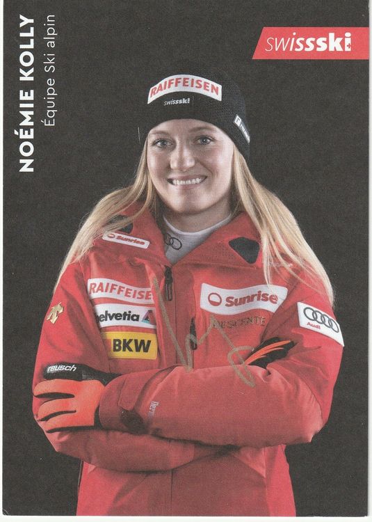 Noémie Kolly / Originalautogramm (Gebraucht) in Schwyz für CHF 4 – mit ...
