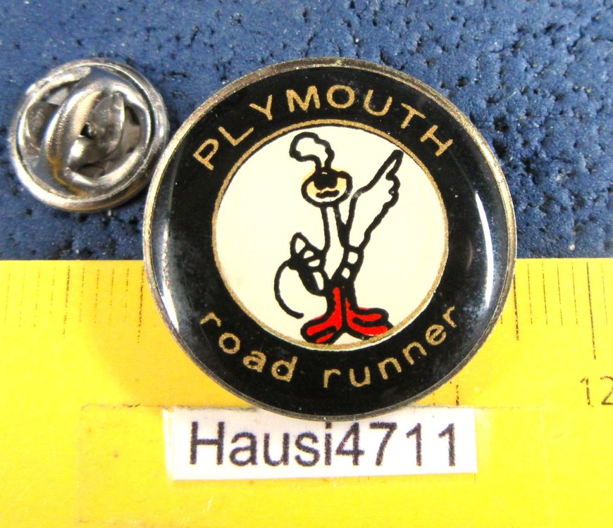 PLYMOUTH ROAD RUNNER AUTO OLDTIMER PIN VINTAGE | Kaufen auf Ricardo