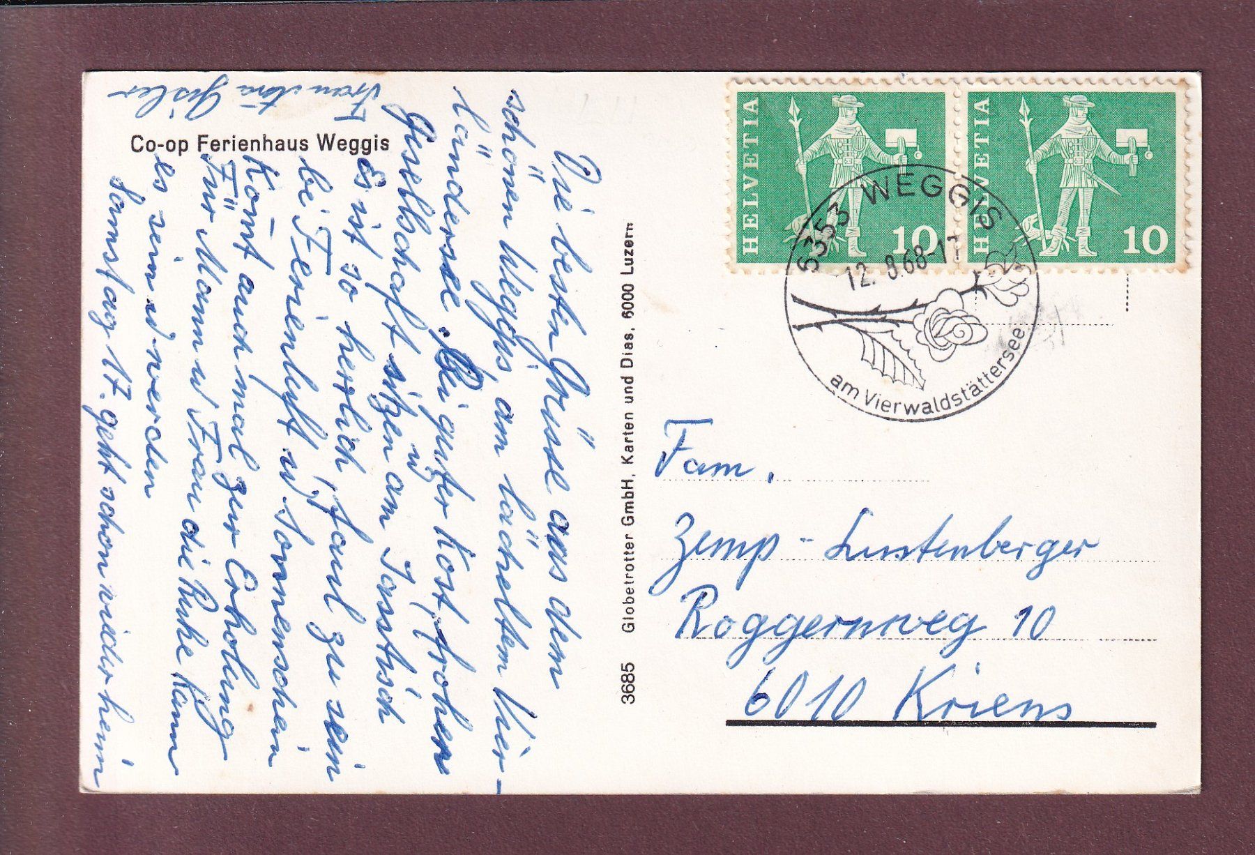 WEGGIS - COOP Ferienhaus - Pilatus - 1968 (D'occasion) à Pully pour CHF ...