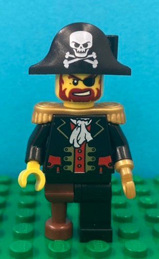 LEGO® Piraten Minifigur pi081 Captain Brickbeard | Kaufen auf Ricardo