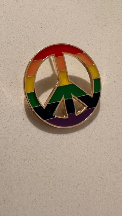Regenbogen / Peace Pin | Kaufen auf Ricardo