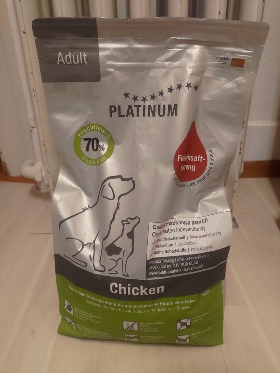 Platinum Hundefutter Chicken 5kg, MHD 09/2025 | Kaufen auf Ricardo