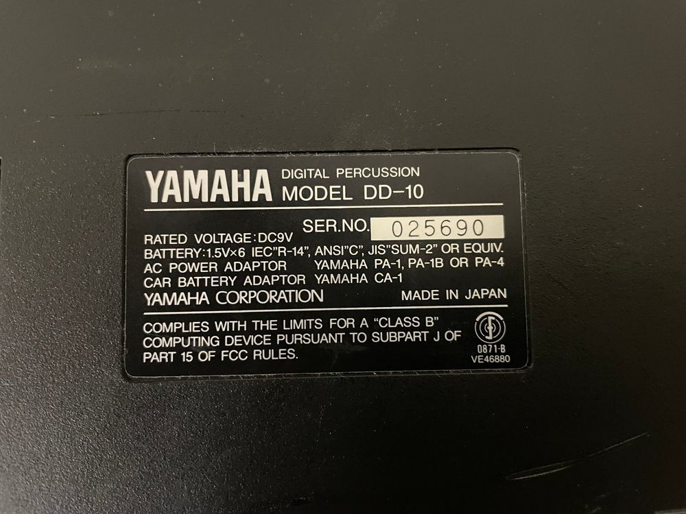 Yamaha DD-10 Digital Drum Bank - Vintage boite a rythme | Kaufen auf ...