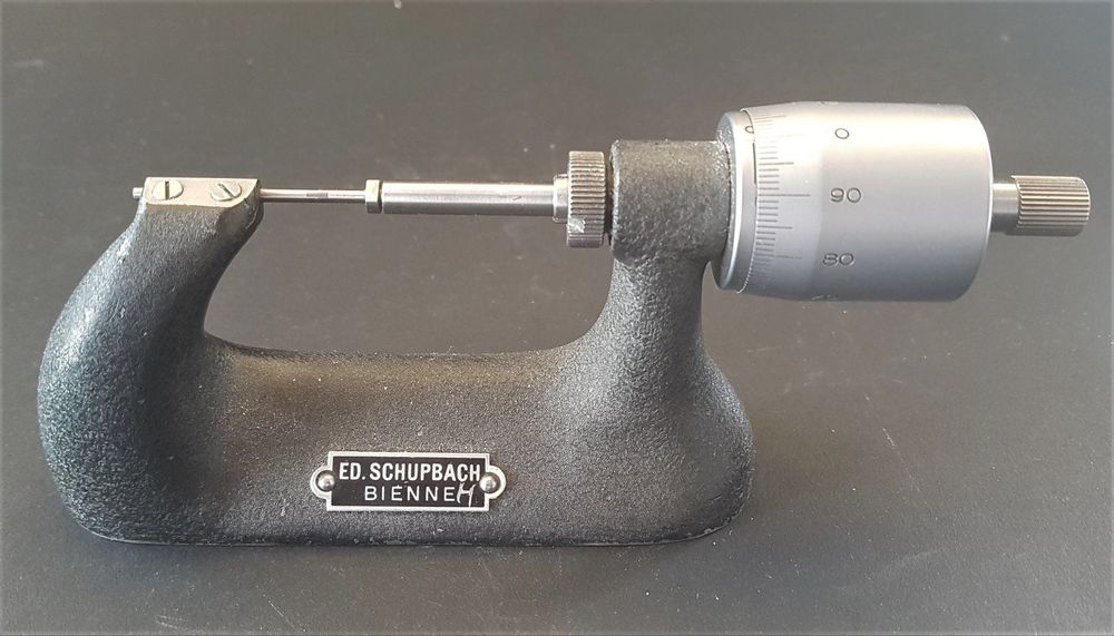 Micrometer Schupbach Bienne - Tavannes machines - micrométre (Gebraucht ...