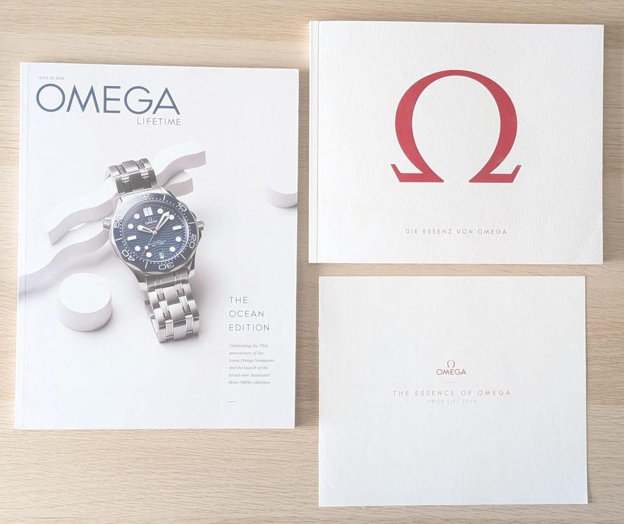 Omega - Catalog + Price List 2018 + Omega Lifetime 20 (2018) (Gebraucht ...
