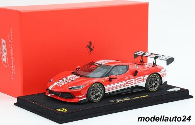 Ferrari 296 Challenge Finali Mondiali 2023 / BBR 1:18 (Neu und ...