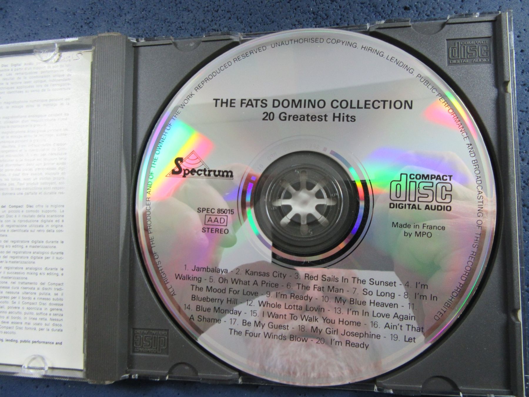 FATS DOMINO COLLECTION CD 20 GREATEST HITS (Gebraucht) in Ettingen für ...