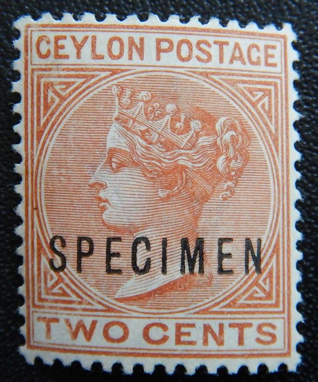 CEYLON Kat. 58 * 1883 Specimen Kat. 75 Euro (Gebraucht) in Zürich für ...