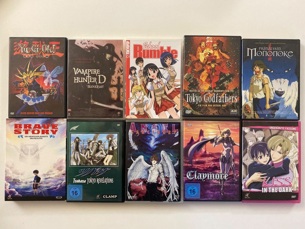 10x Anime Filme - Sammlung - Deutsch | Kaufen auf Ricardo