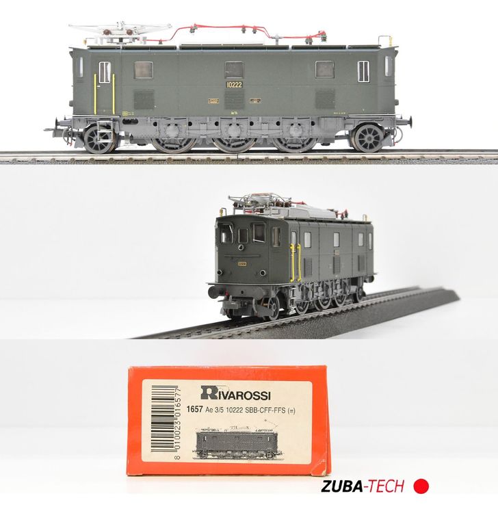 Rivarossi 1657 E-Lok Ae 3/5 SBB H0 GS Analog mit OVP | Acheter sur Ricardo