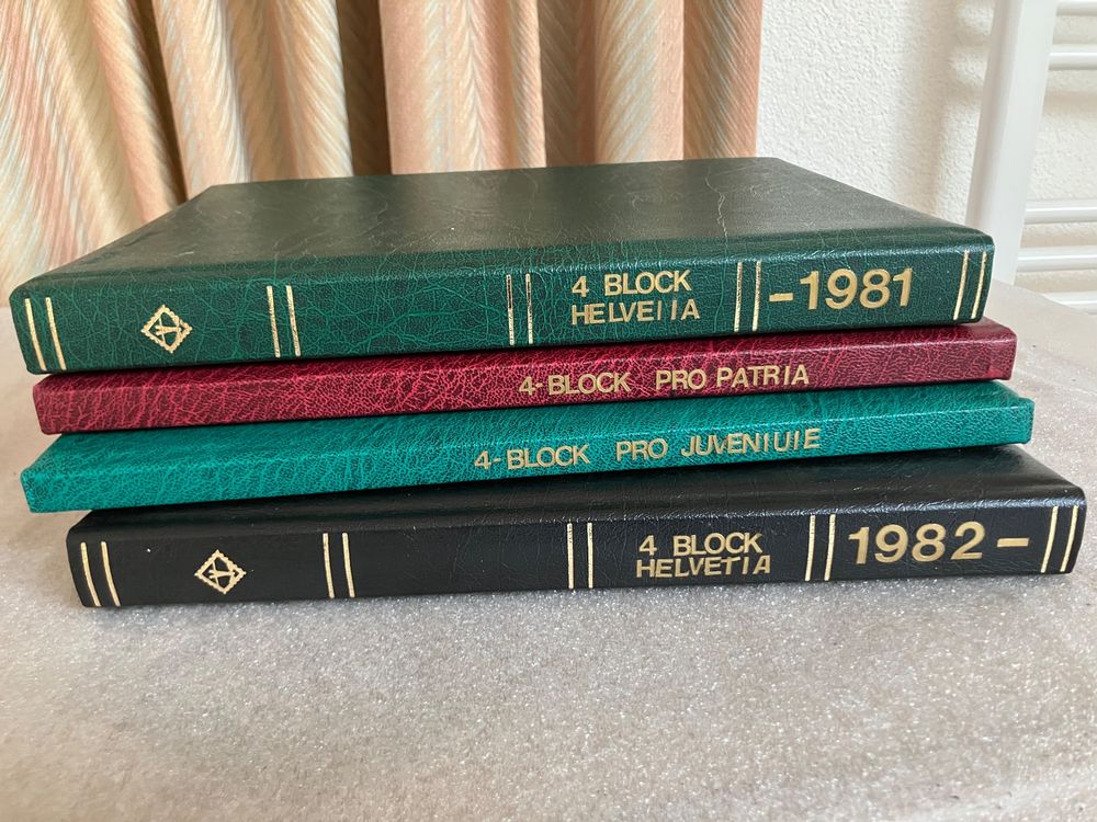Briefmarken Schweiz Viererblock ungestempelt 70er 80er (Gebraucht) in Schlieren für CHF 187 ...
