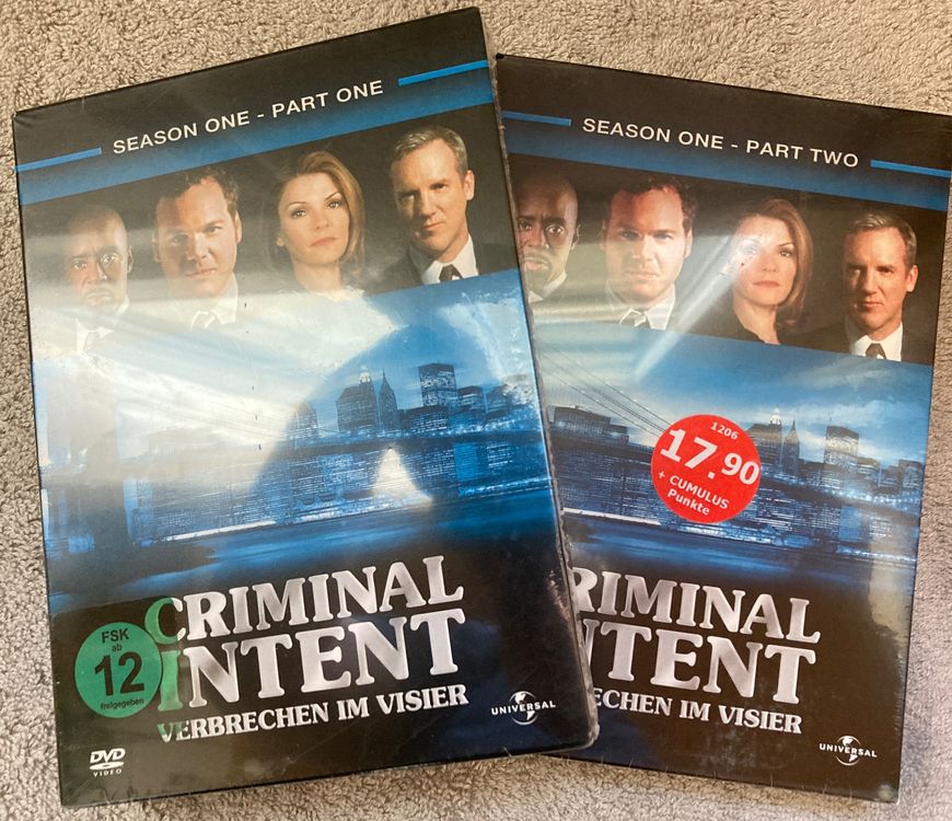 Criminal intent - Staffeln 1.1 und 1.2 (NEU und OV) (Neu und ...