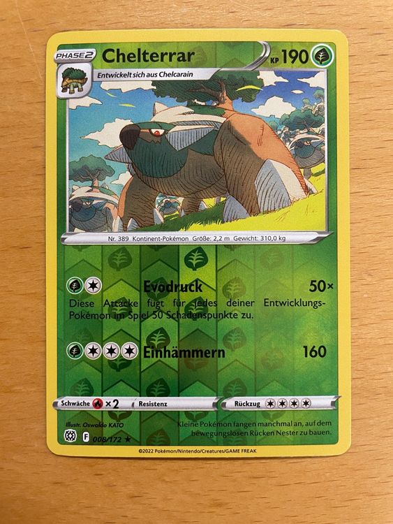 Pokemon Chelterrar Reverse (Versand gratis) (Neu (gemäss Beschreibung ...