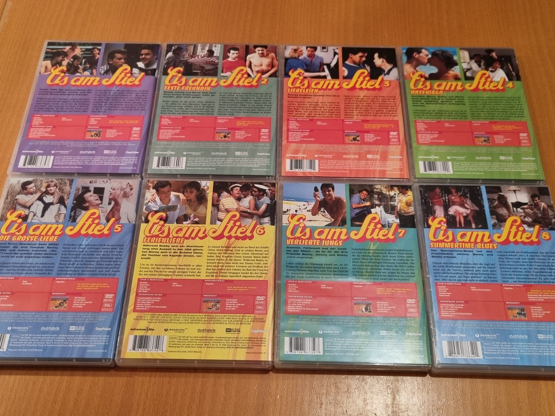 DVD: Eis am Stiel - Digital Remastered - Teil 1-8 - 9 Discs (Gebraucht ...