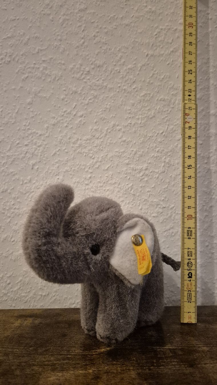 Süsser Steiff Elefant, Knopf im Ohr, Sammlerstück!🐘 (Gebraucht) in ...