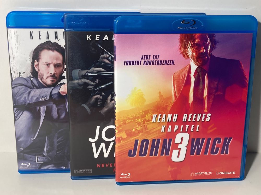 John Wick Kapitel 1-3 Blu Ray (Gebraucht) in Wilderswil für CHF 13.9 – mit Lieferung auf Ricardo ...