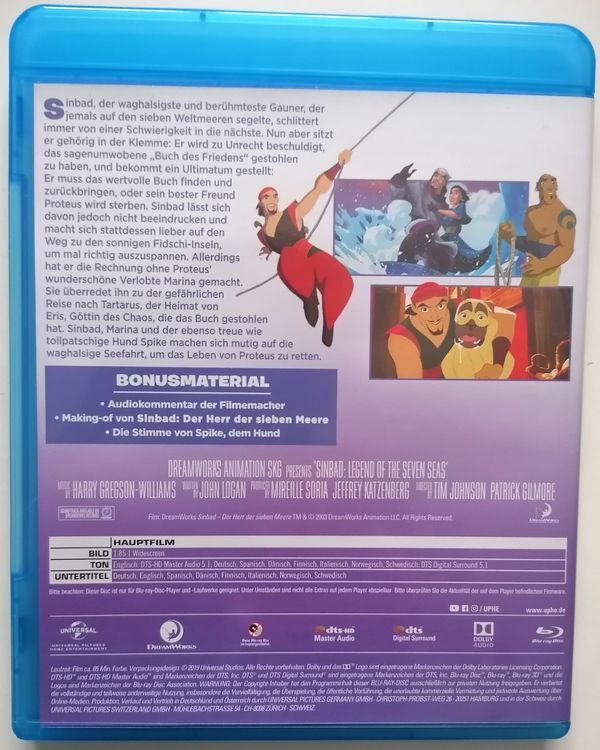 Sinbad - Der Herr der sieben Meere - Blu-ray | Kaufen auf Ricardo