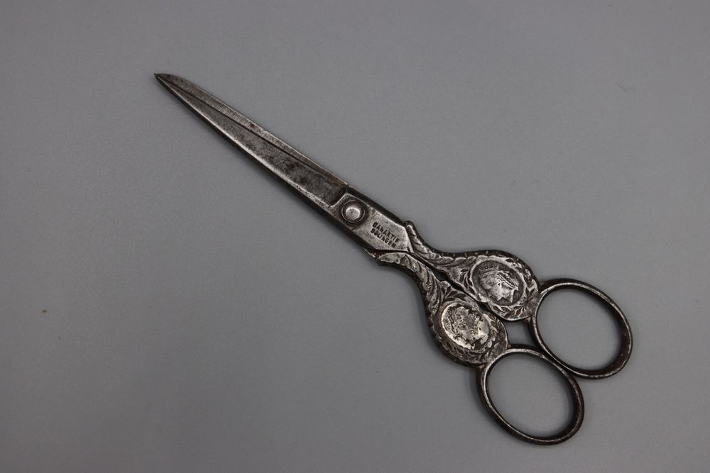 Rare Solingen Kaiser Wilhelm II Silberhochzeit 1906 Schere (Gebraucht ...