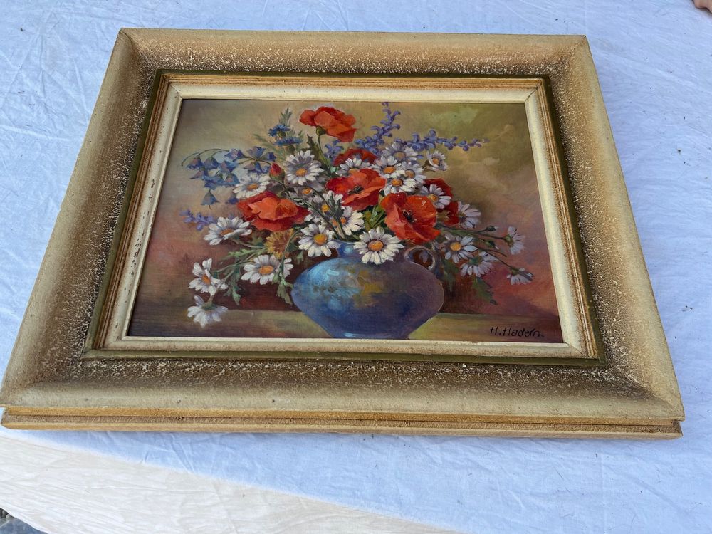 Gemälde mit Signatur, Nr 199 (Gebraucht) in Glattfelden für CHF 21 – nur Abholung auf Ricardo kaufen